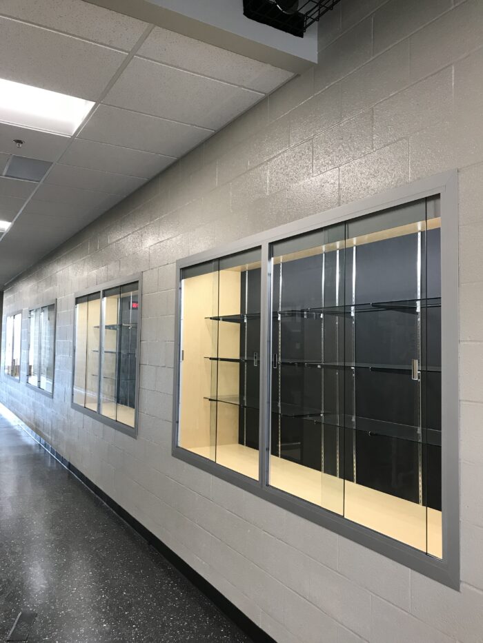 10-2000 Recessed Display Case – Aarco | Architectural Division 10 Products